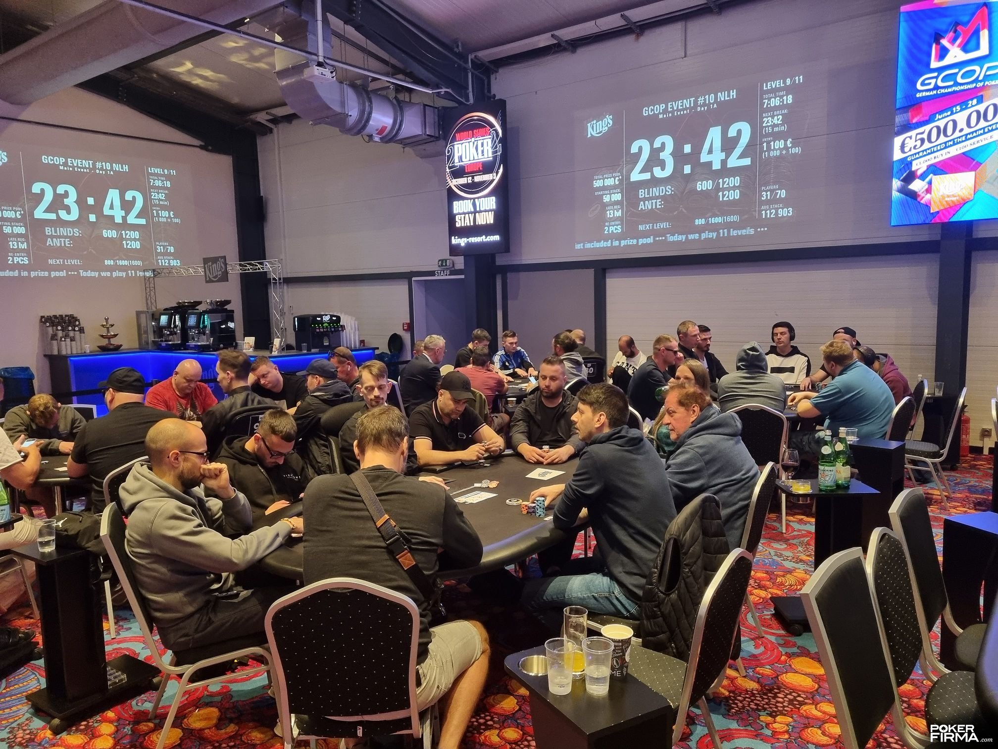 Live Poker | King's: Daniele Lunario holt den Start beim GCOP Main Event | PokerFirma