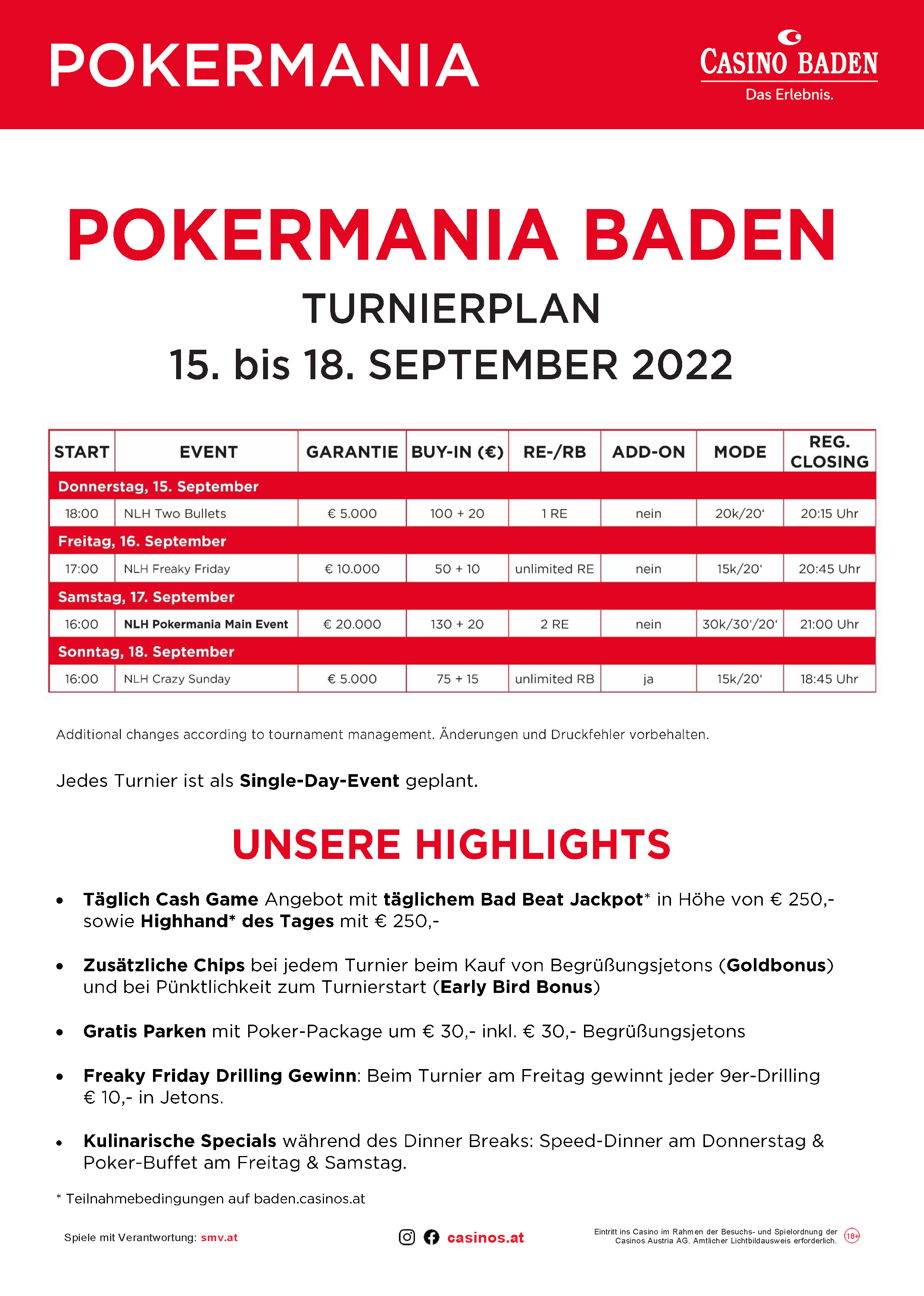 Live Poker | Casino Baden: Die Pokermania kommt wieder | PokerFirma Live Poker | Casino Baden: Die Pokermania kommt wieder | PokerFirma