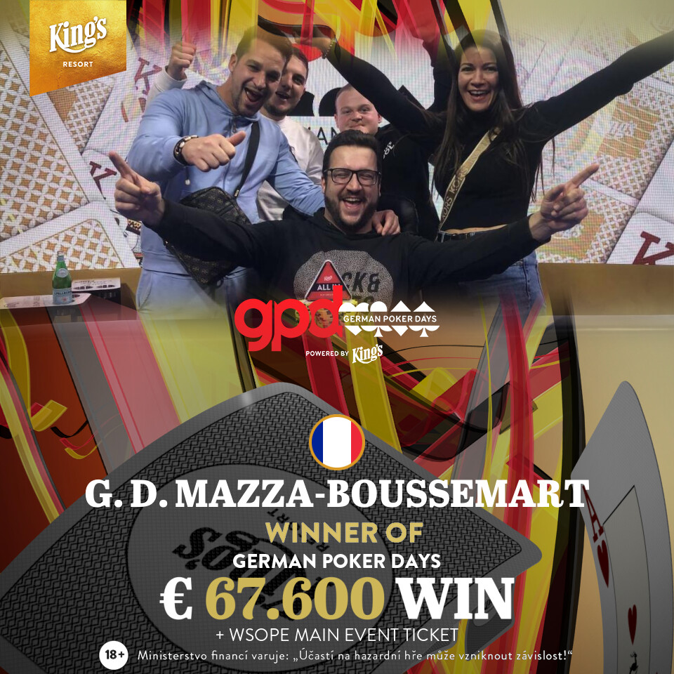 Live Poker | King's: Giuseppe Mazza-Boussemart verhindert deutschen ...