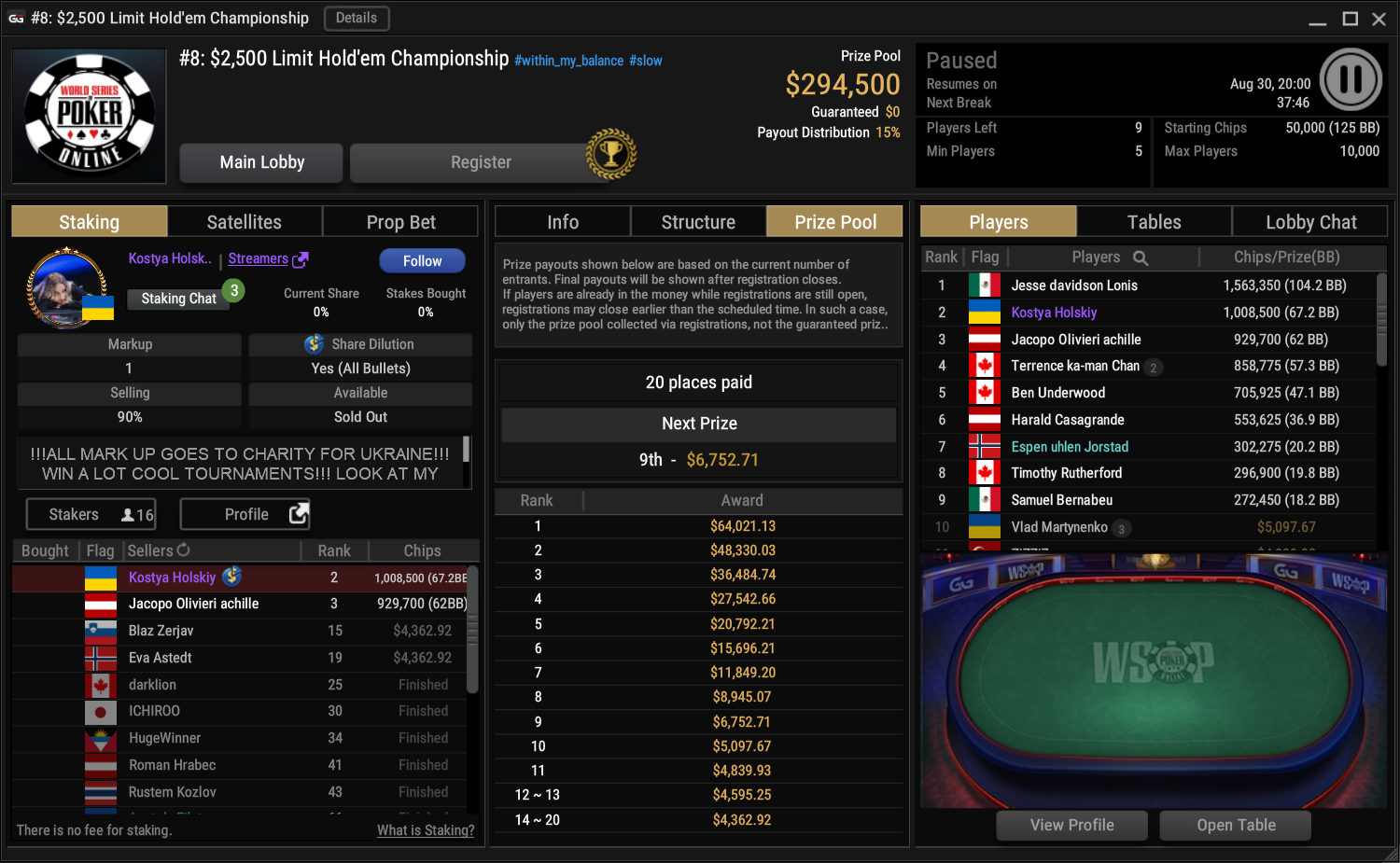 GGPoker WSOP Online: Harry Casagrande spielt um das Limit Hold'em ...