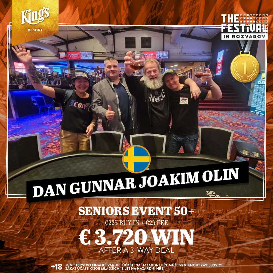 Live Poker | King's: Die Sieger beim Seniors, Stud und PLO Knockout bei ...